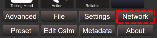 In the Advanced Mode, select Network to go to Network Settings: